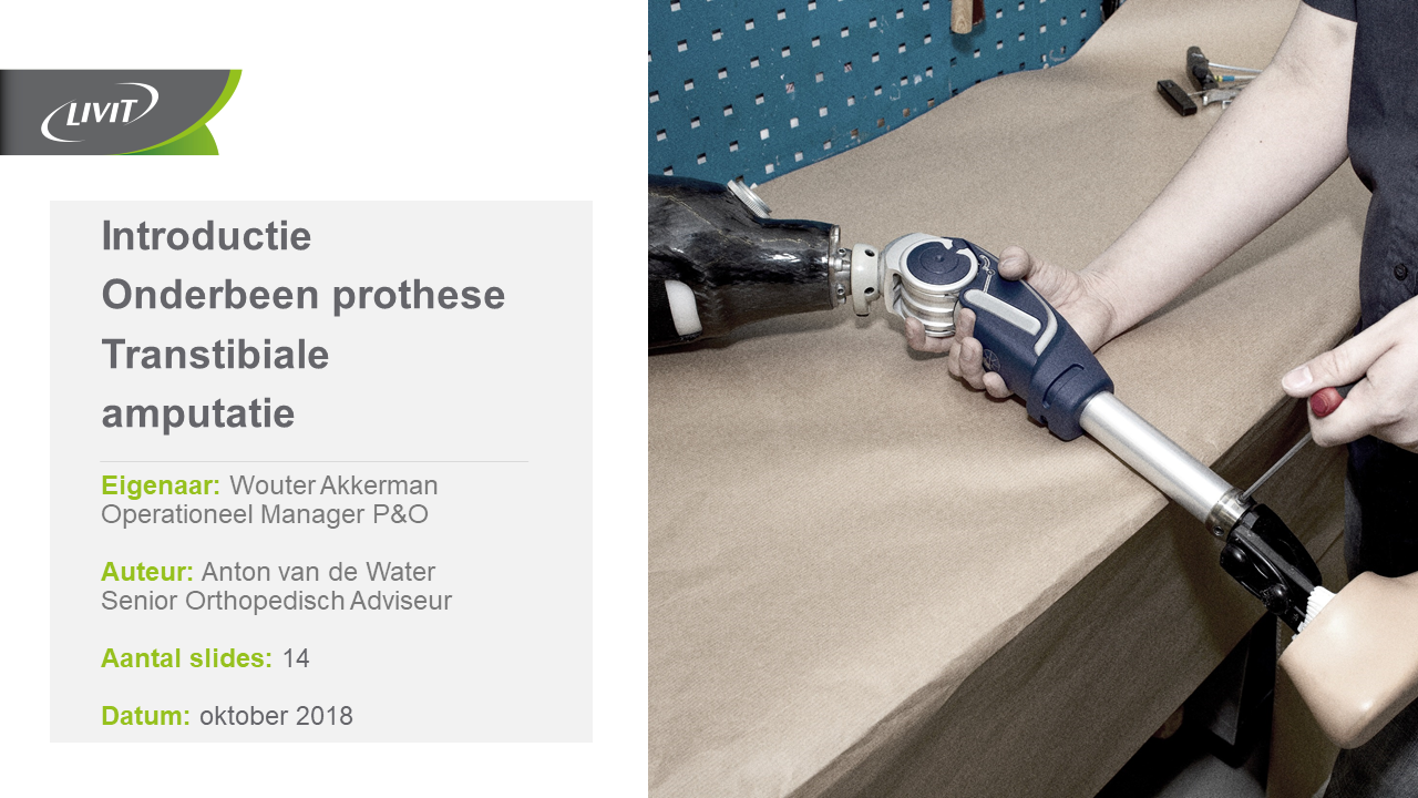 Introductie Onderbeen Prothese Transtibiale Amputatie – Livit ...