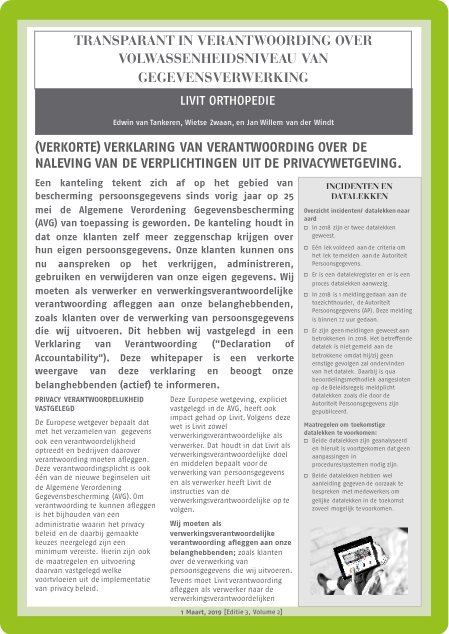 Whitepaper Verklaring van Verantwoording – Livit zorgprofessionals