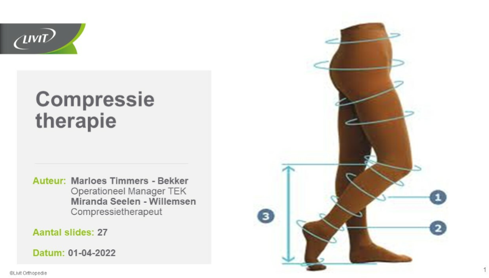 Vakpresentatie Compressietherapie – Livit zorgprofessionals